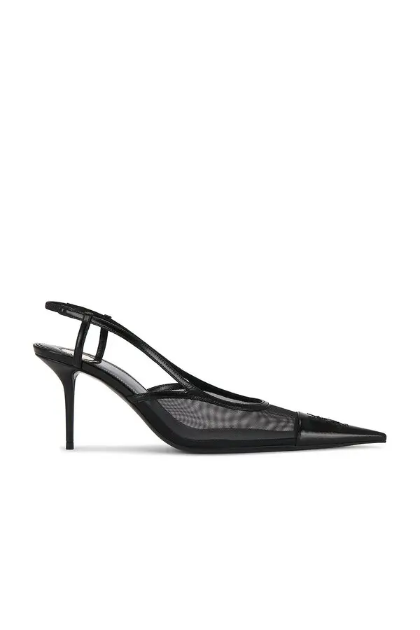 Saint Laurent Renee Slingback Pumps - Nero