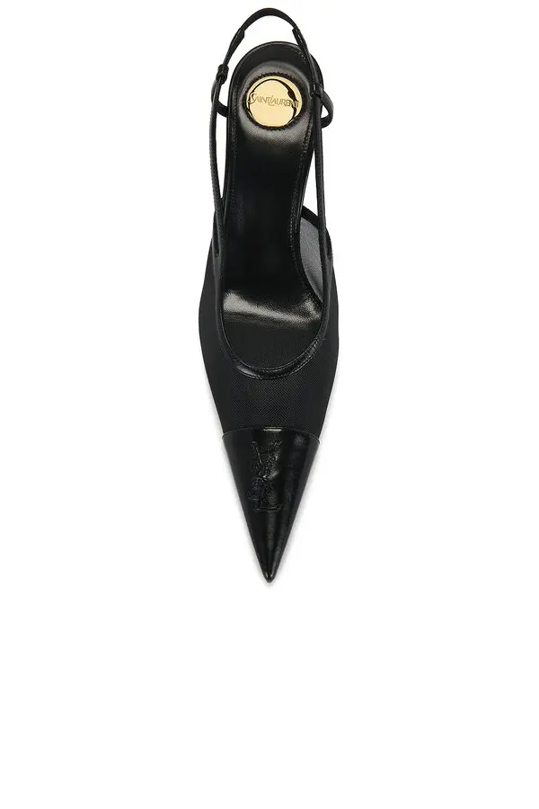 Saint Laurent Renee Slingback Pumps - Nero