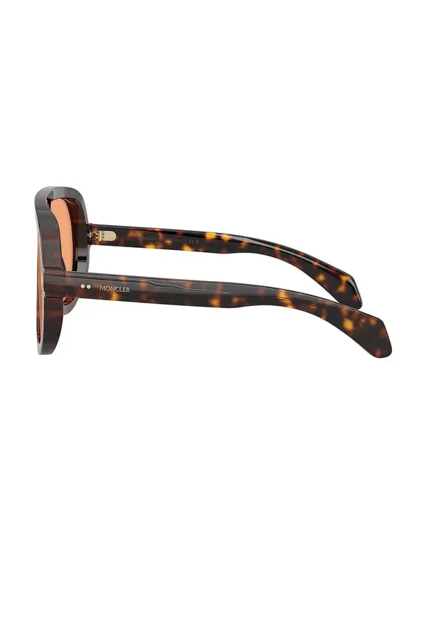 Moncler Sunsette Aviator Sunglasses - Brown