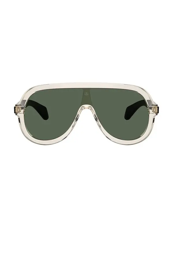 Moncler Sunsette Aviator Sunglasses - Clear