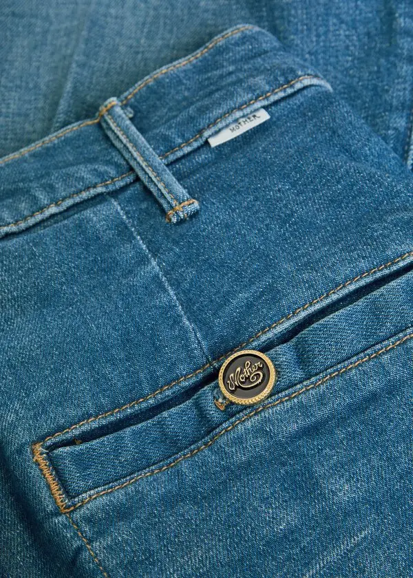 MOTHER Stasher Hustler Roller Wide-leg Jeans