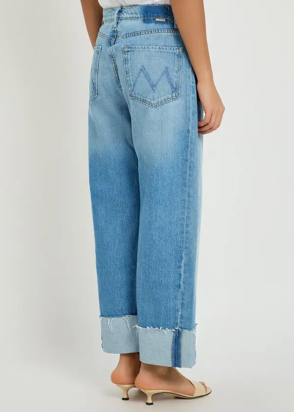 MOTHER The Half-pipe Ankle Turn-up Barrel-leg Jeans