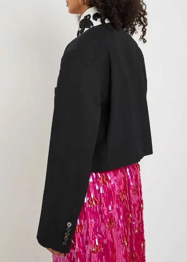 Dries Van Noten Embroidered Wool Blazer