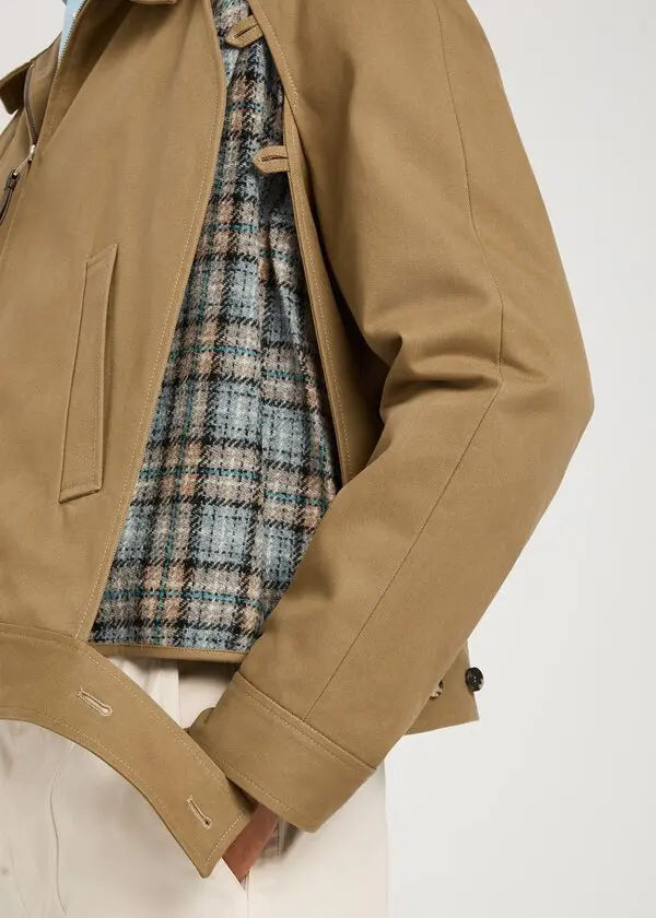 Loewe Layered Wool And Cotton-twill Jacket