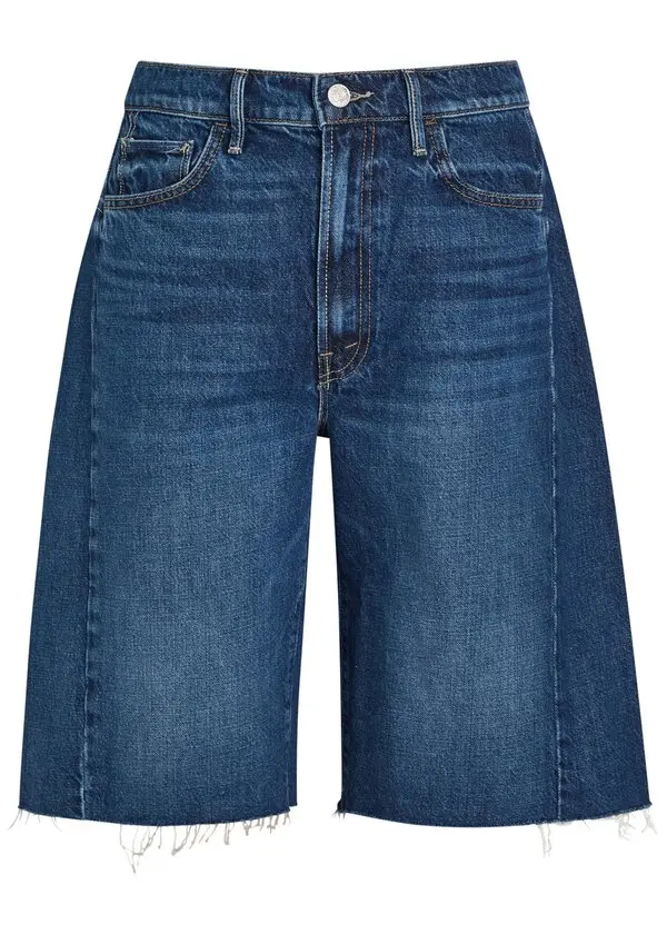 MOTHER The Half-pipe Bermuda Denim Shorts