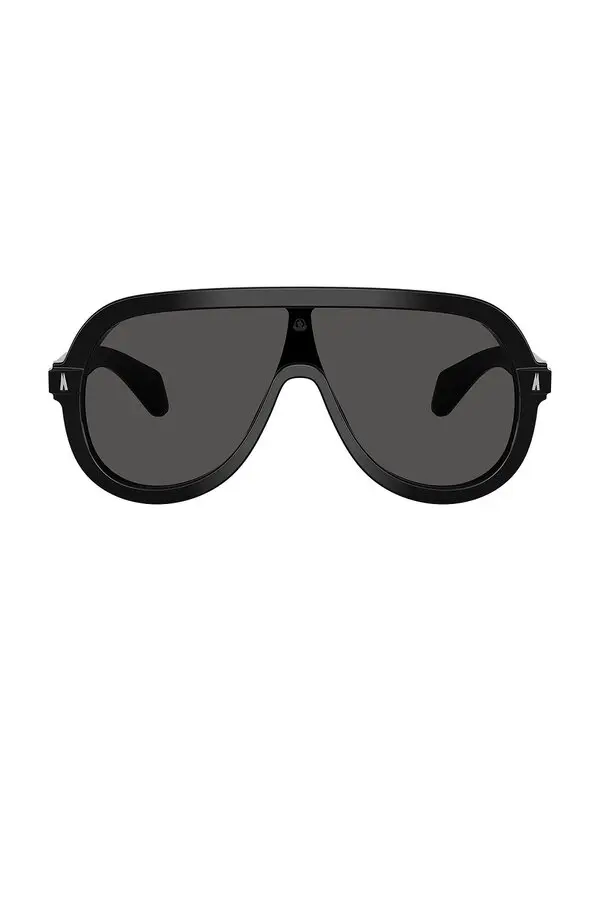 Moncler Sunsette Aviator Sunglasses - Black