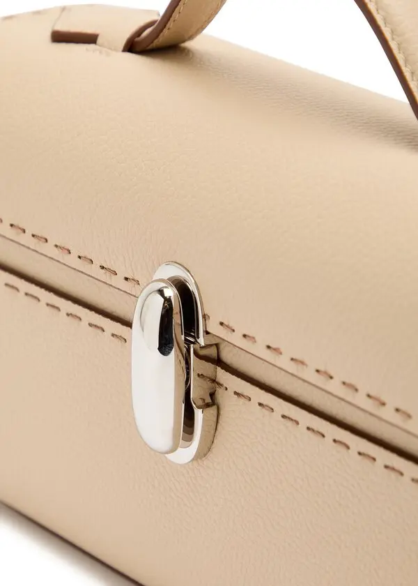 Savette Symmetry Grained Leather Pochette