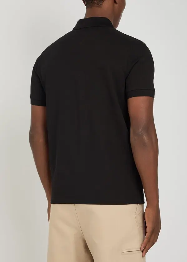 Moncler Half-zip Piqué Cotton Shirt