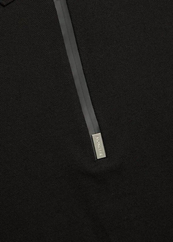 Moncler Half-zip Piqué Cotton Shirt