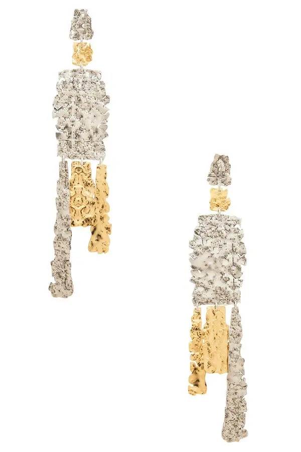 Isabel Marant Étoile Miller Long Dangle Earrings - Silver & Dore