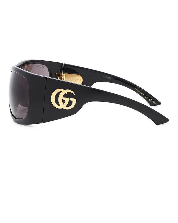 Gucci Sunglasses - Black & Grey