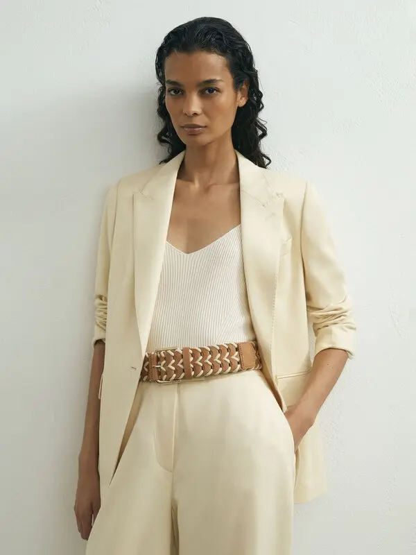 ATELIER Leather Interlaced Belt