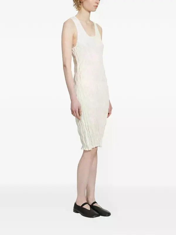 TOTEME Crinkled Tank Dress - White