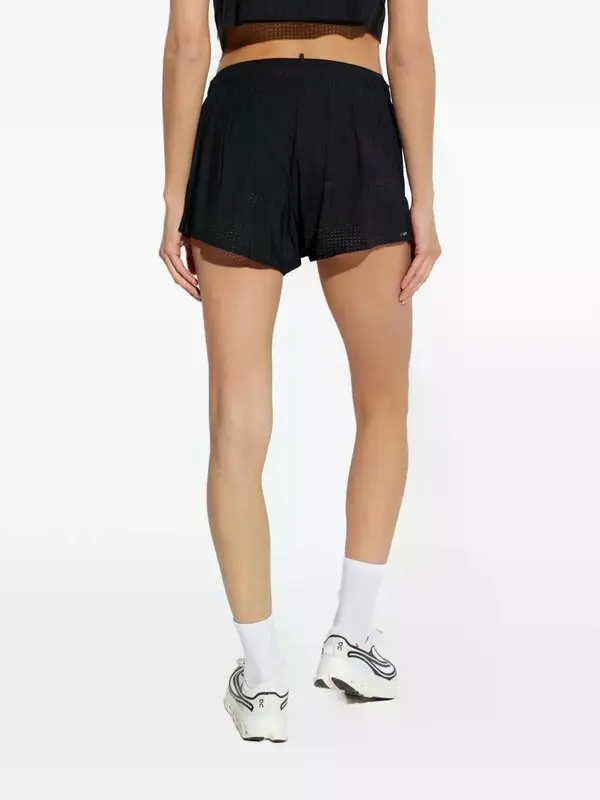 Satisfy Space-o Perforated Shorts - Black