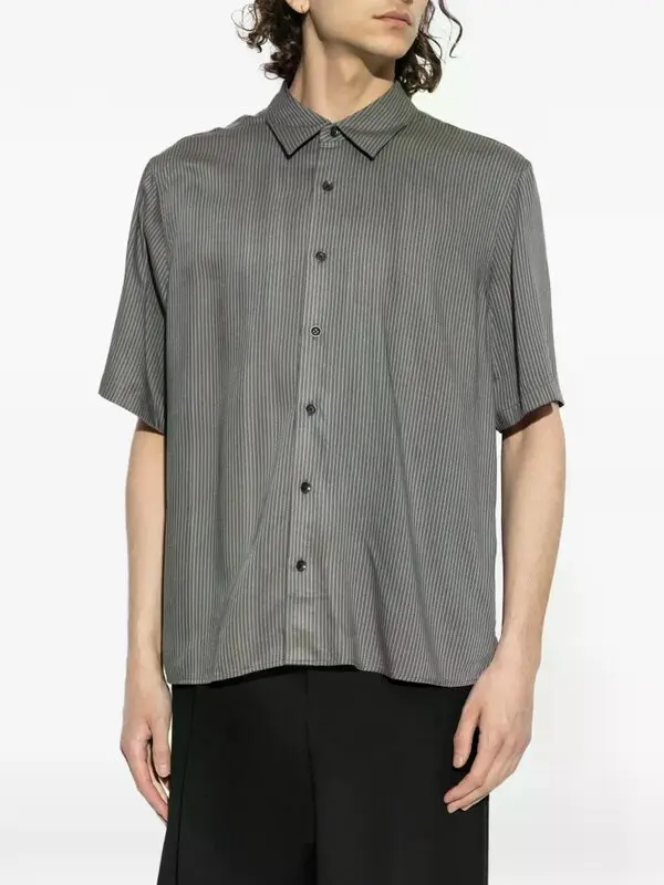 Rag & Bone Vertical-stripe Short-sleeve Shirt