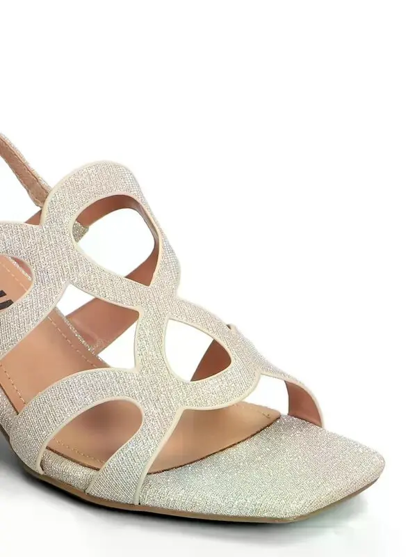 BIBI LOU Glitter-effect Cut-out Sandals