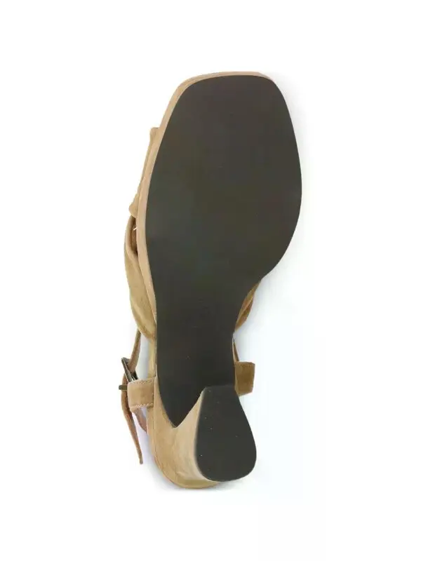 Ash Knotted Platform Sandals - Neutrals