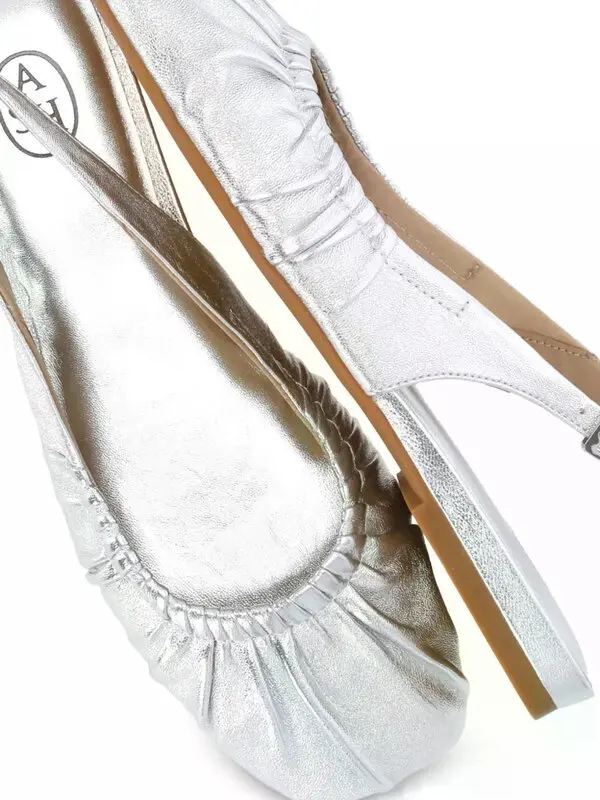 Ash Bibi Ballet Flats - Silver