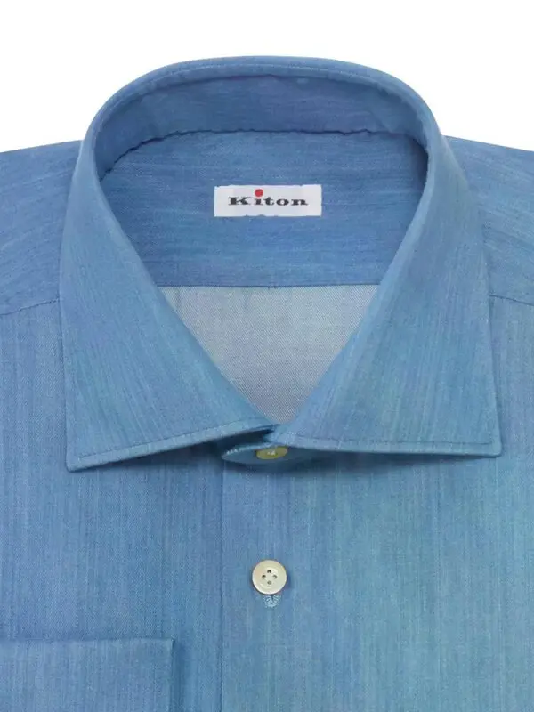 Kiton Cotton Shirt - Blue
