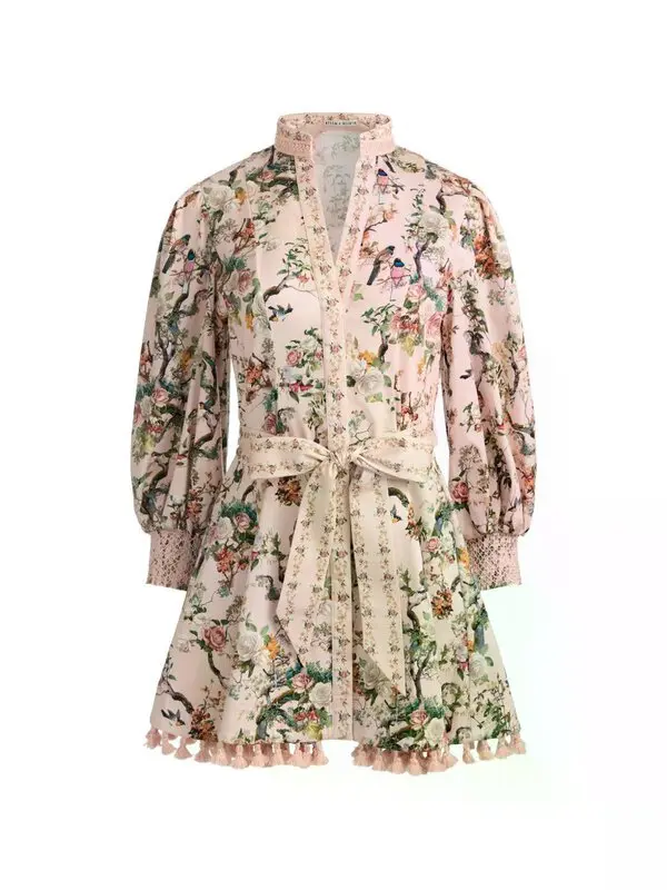 Alice + Olivia Lucy Floral-pattern Mini Dress - Pink