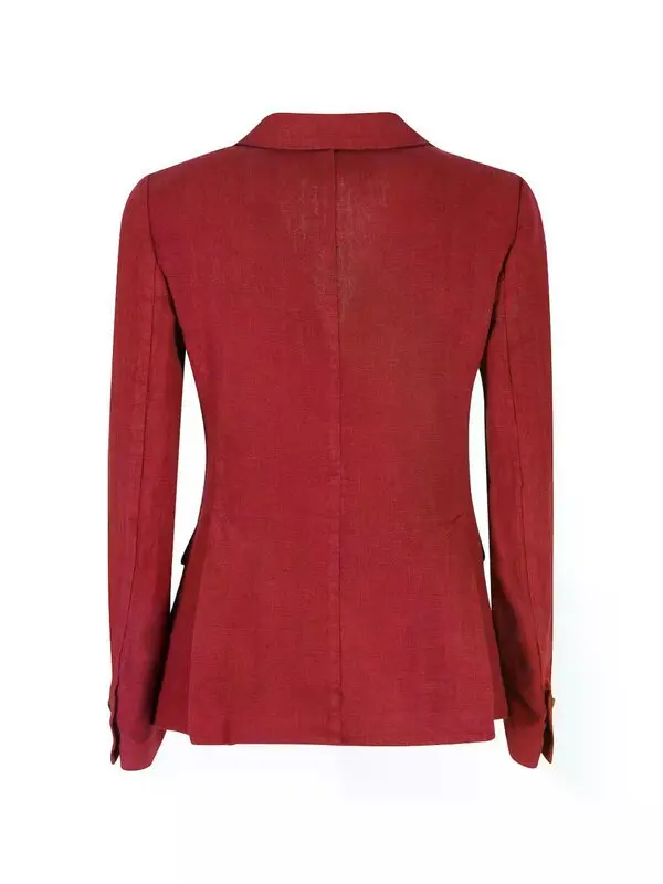 KILTIE Double-breasted Peak-lapel Blazer
