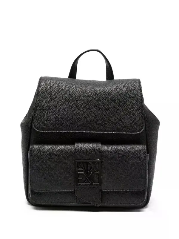 Armani Exchange Suzy Pebbled Leather Backpack