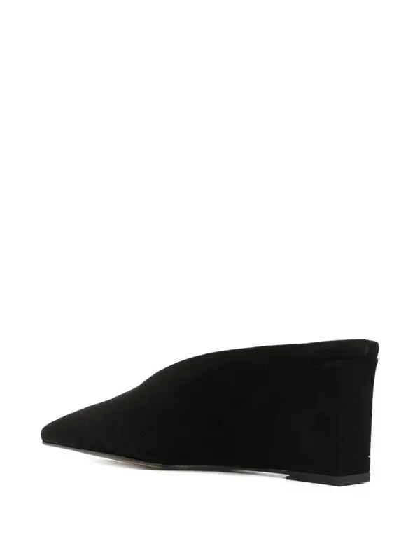 BIANCADI Bianca Di Pointed-toe Wedge Mules