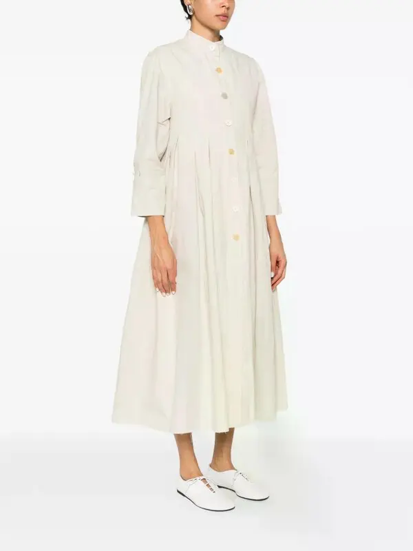 A TENTATIVE ATELIER Marga Pleated Coat