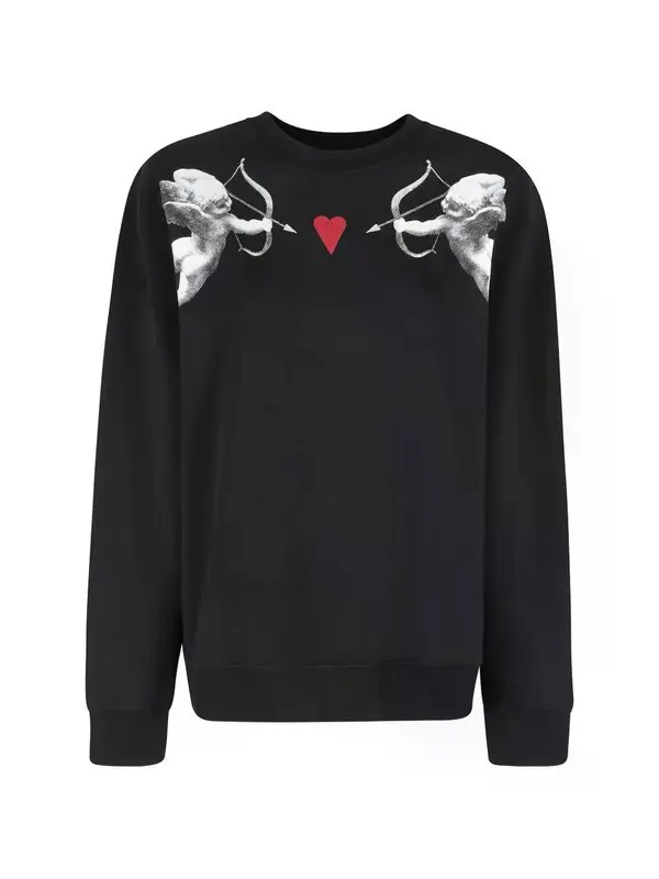 Fiorucci Cupid Long-sleeve Sweater - Black