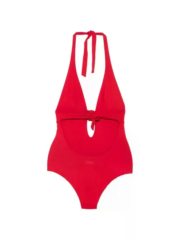 FISICO Halterneck One-piece Swimsuit - Red