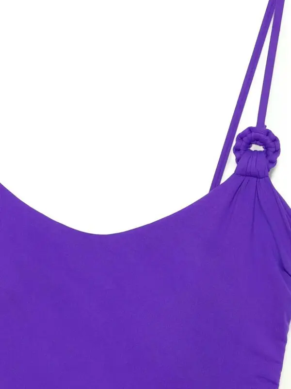 FISICO Ring-detail One-piece Swimsuit - Purple