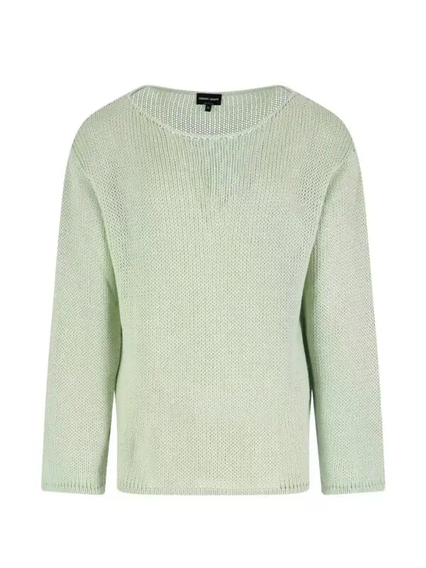 Giorgio Armani Crew-neck Sweater - Green