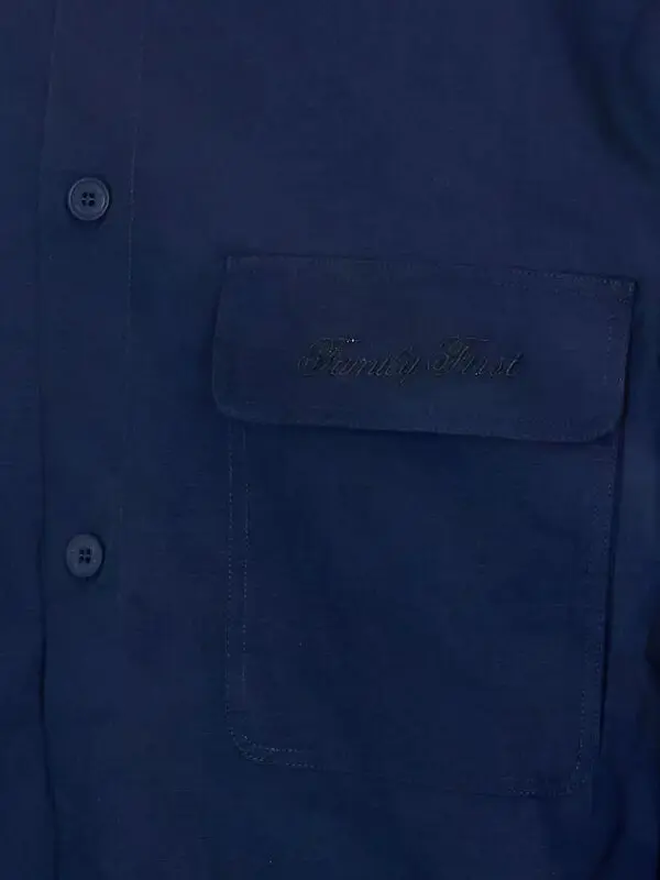 FAMILY FIRST Logo-embroidered Chest-pocket Jacket