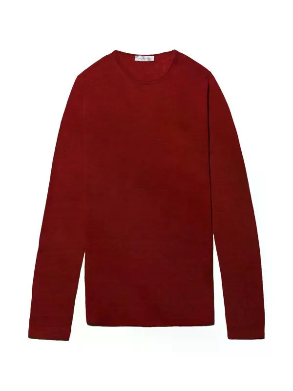 ROBERTO COLLINA Fine-knit Sweater - Red