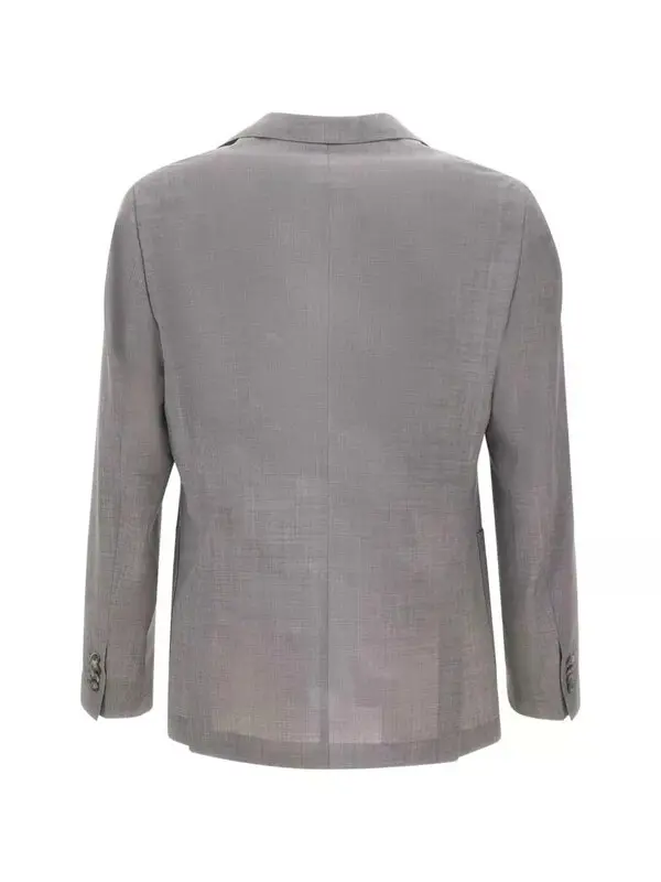 BOSS Slim-fit Virgin Wool Blazer - Grey