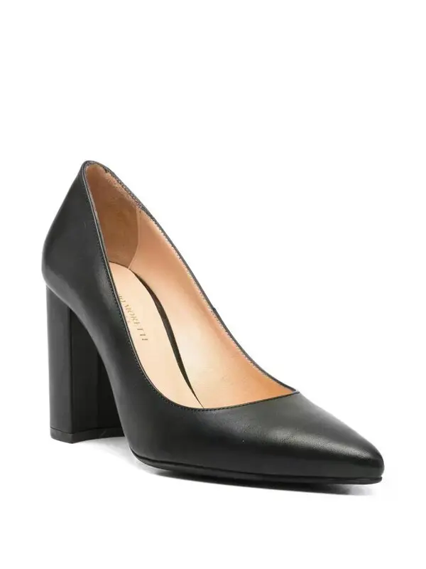 SERGIO MORETTI FIRENZE Pointed-toe Block-heel Pumps