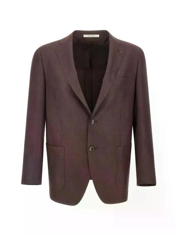 Tagliatore Logo-pin Two-button Blazer - Brown