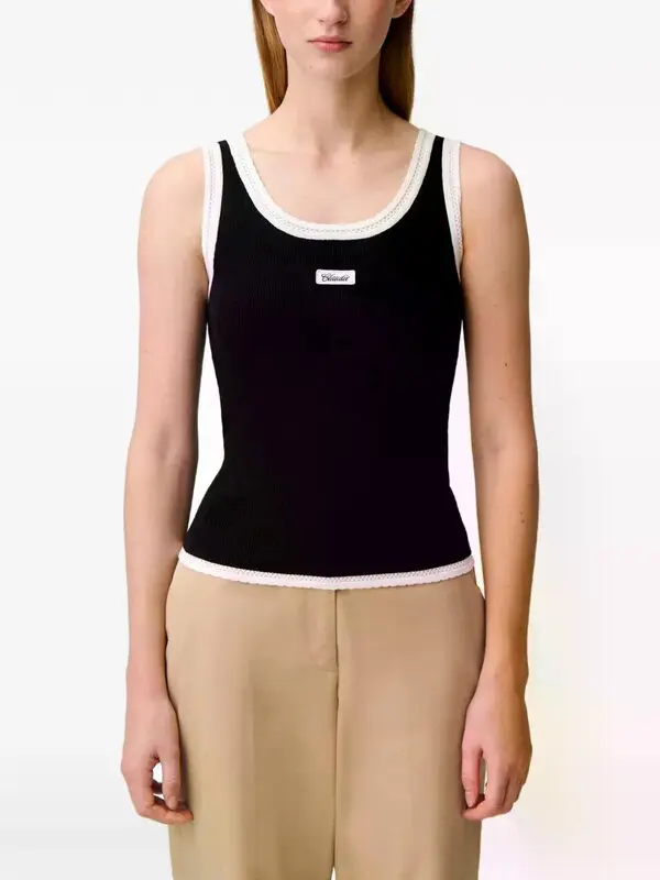 Claudie Pierlot Sleeveless Knit Top