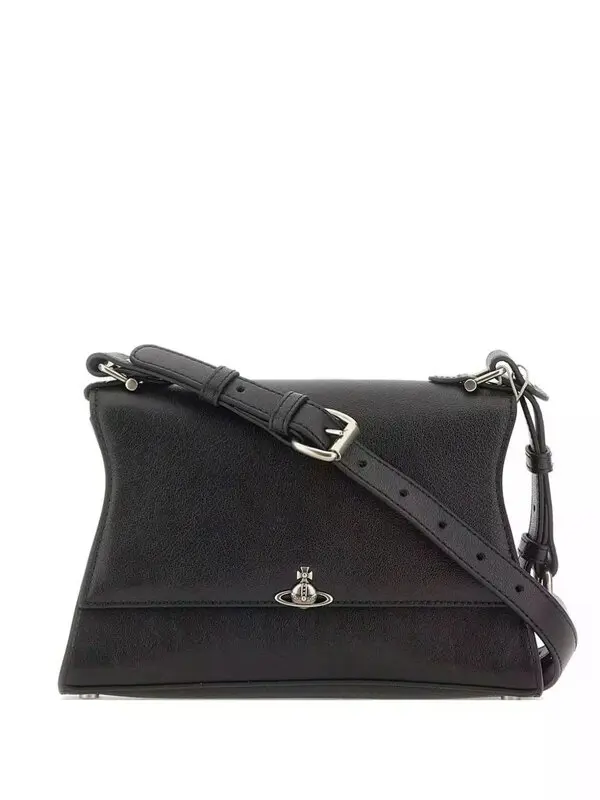 VIVIENNE WESTWOOD Bianca Leather Cross Body Bag - Black