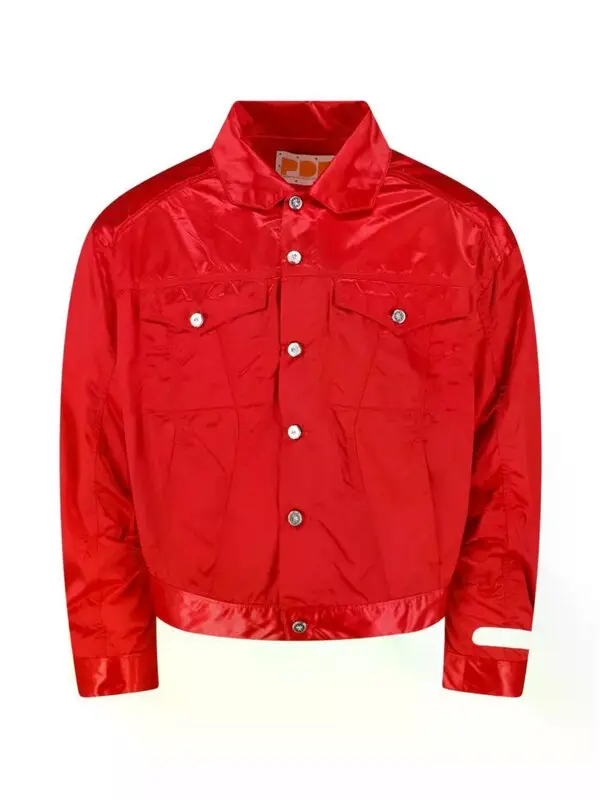 PDF Logo-detail Bomber Jacket - Red