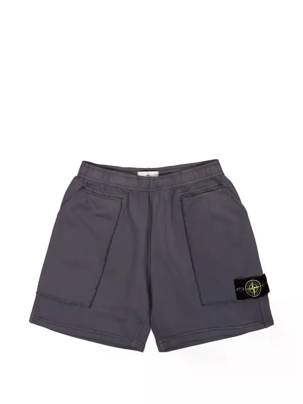 Stone Island Patch-pocket Shorts - Grey