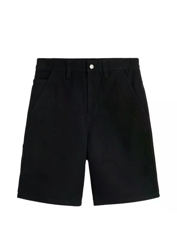StÜssy Canvas Work Shorts - Black