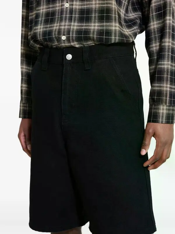StÜssy Canvas Work Shorts - Black