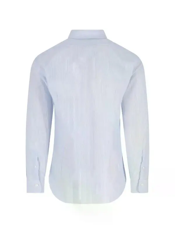 BARBA NAPOLI Striped-pattern Shirt - Blue
