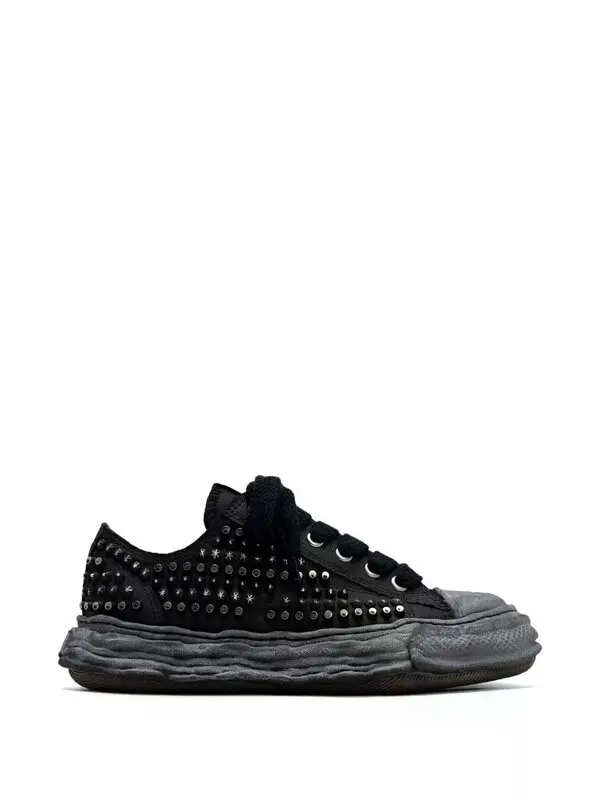 Mihara Yasuhiro Stud-embellished Sneakers - Black