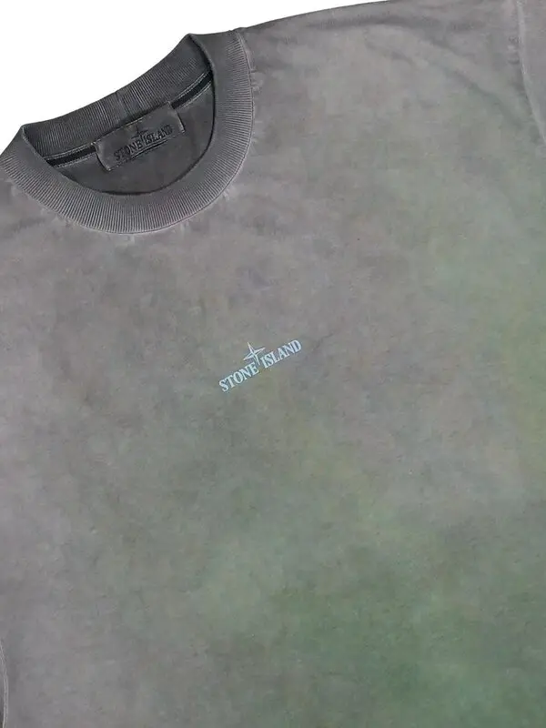 Stone Island Logo-print Washed T-shirt