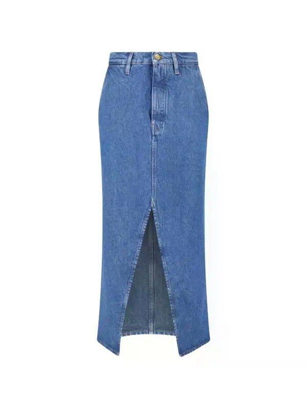 JIL SANDER Denim Maxi Skirt - Blue