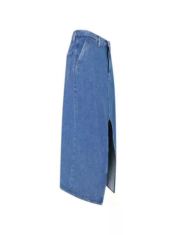 JIL SANDER Denim Maxi Skirt - Blue