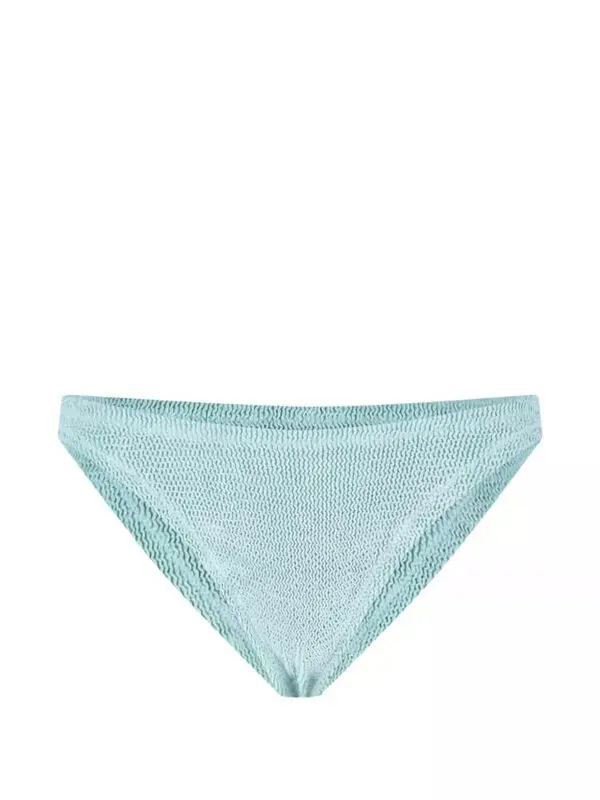 MC2 SAINT BARTH Naomi Crinkle Bikini Bottom - Blue