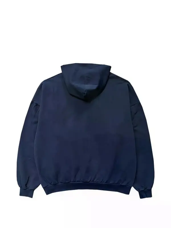 Balenciaga Printed Distressed Hoodie